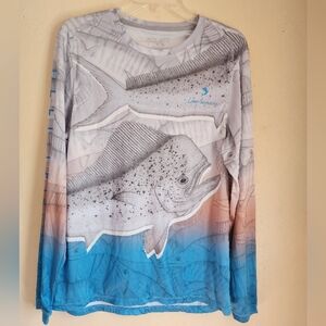 Reel Legends | Swim | Livingston Long Sleeve Fish Graphic Shirt | Poshmark